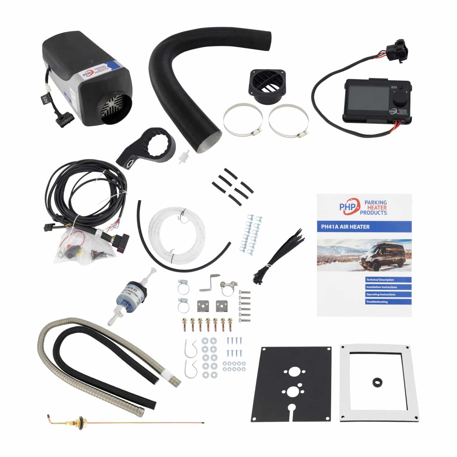 NO IDLE Fuel Fired Bunk Parking Heaters, Engine Heaters & Parts