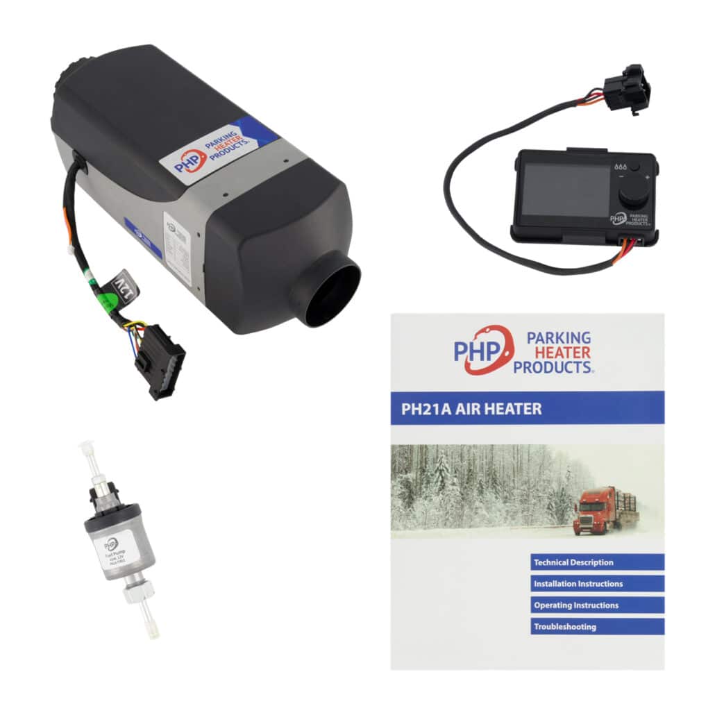 NO IDLE Fuel Fired Bunk Parking Heaters, Engine Heaters & Parts